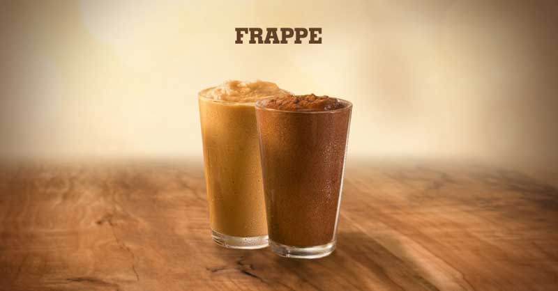Café Frappé o café granizado de chocolate, un método fácil de prepararlo
