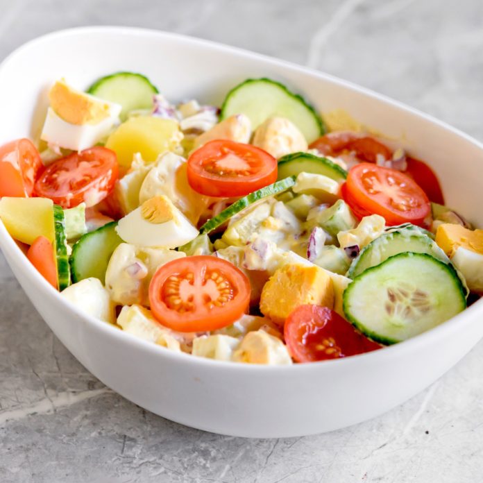 Ensalada de papa y mayonesa - Cubaneando con Mario