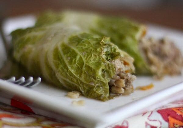 Rollitos de col rellenos | Receta PASO A PASO