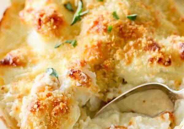 Coliflor gratinada | Una fácil receta PASO A PASO