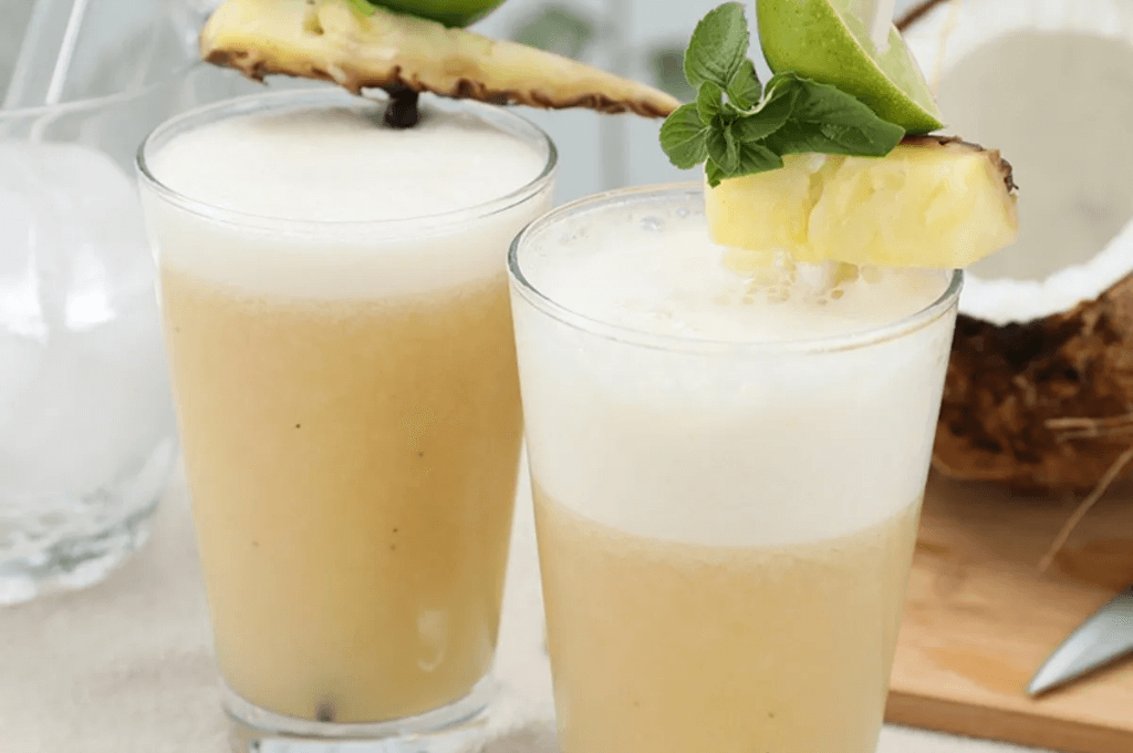 Coctel de coco y piña | Receta PASO A PASO