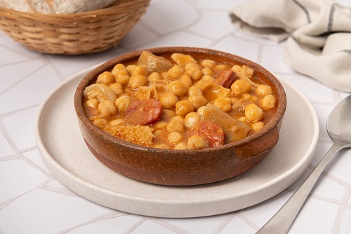 Callos con garbanzos | Receta PASO A PASO